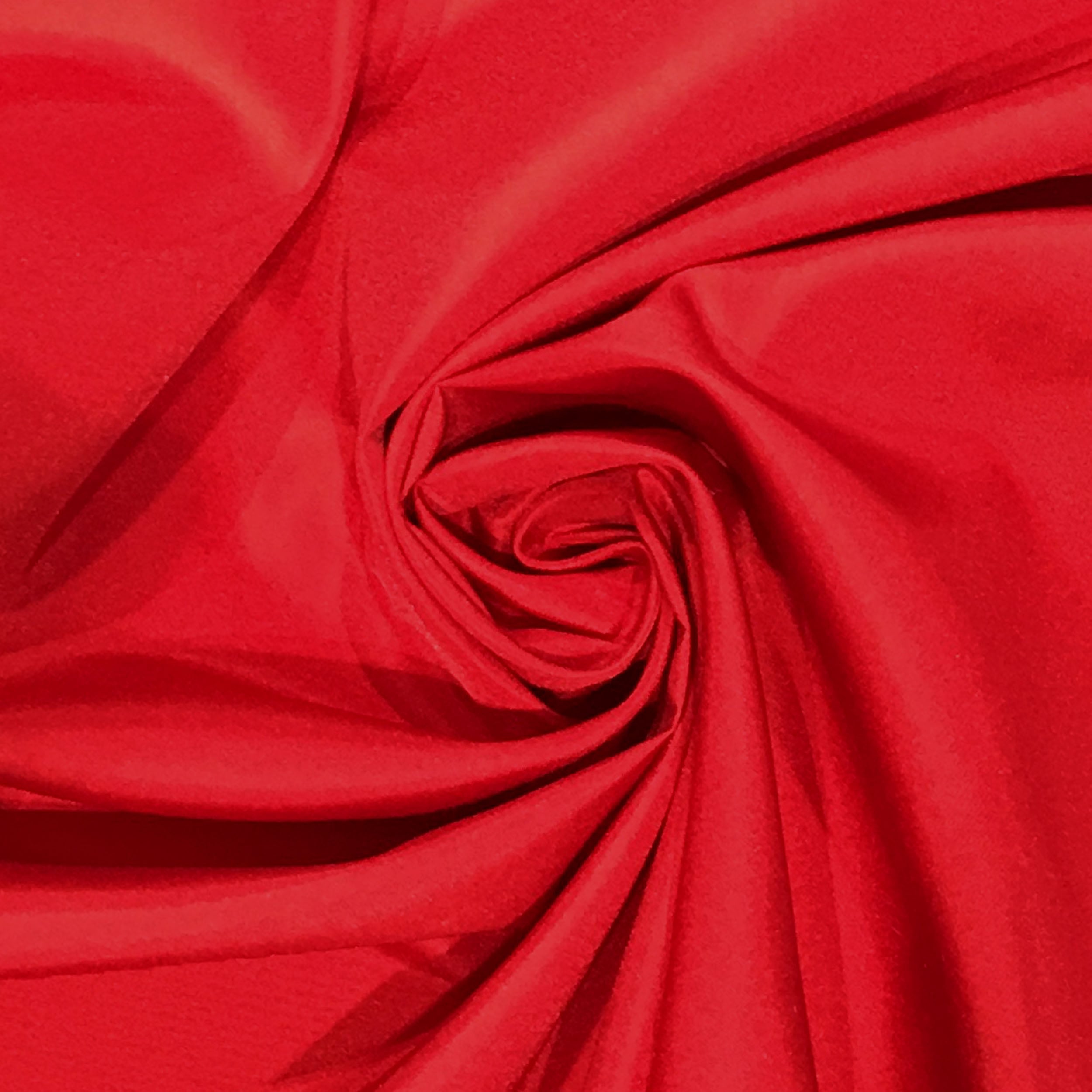 Ritaglio Taffetà Liscio Rosso 180x150 cm | Panini