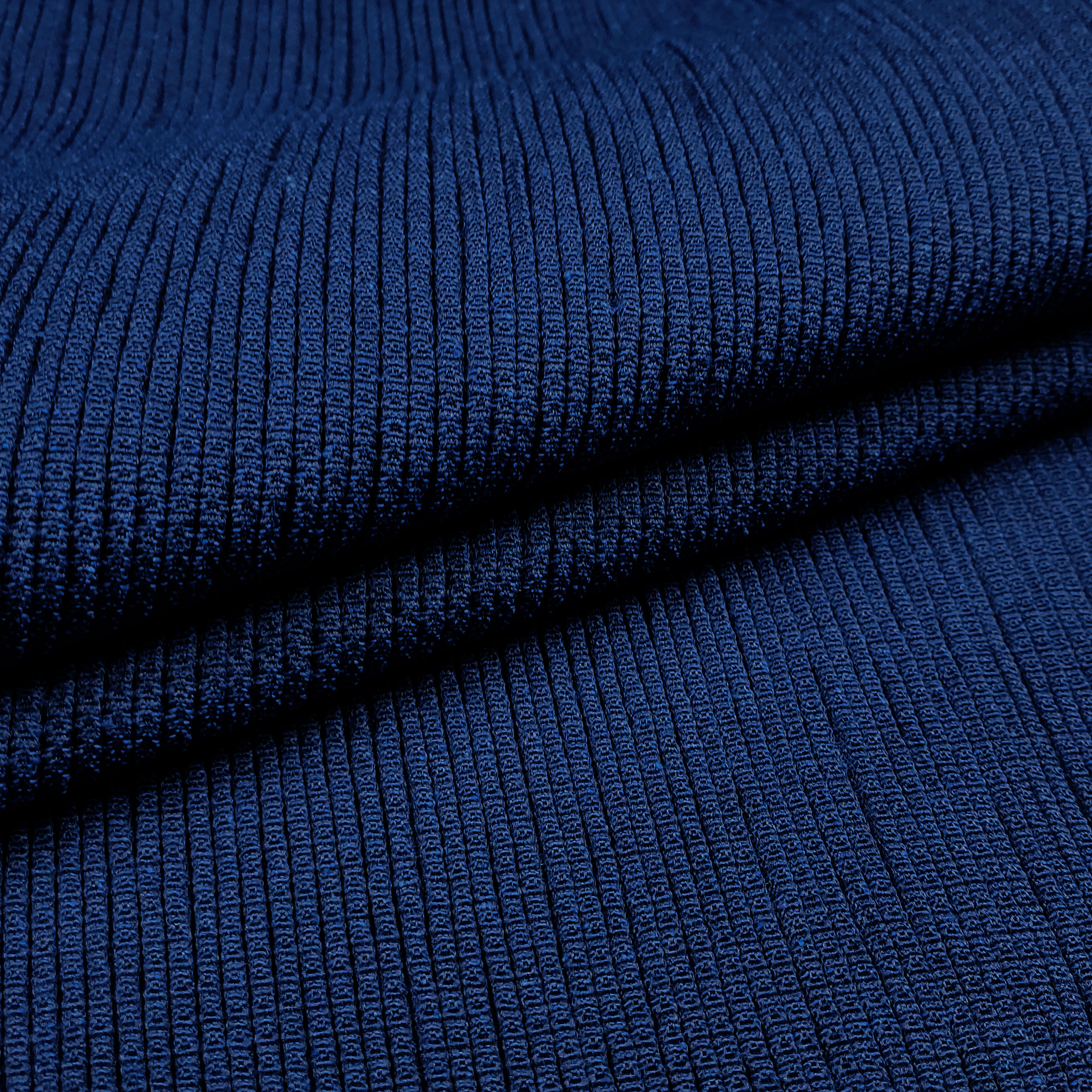 Tessuto Copridivano Elastico Costina Goffrata Blu