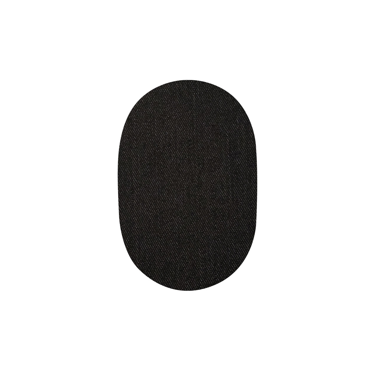 Toppe Mini Jeans Non Bordate Jeans Nero | Panini Tessuti e Tendaggi