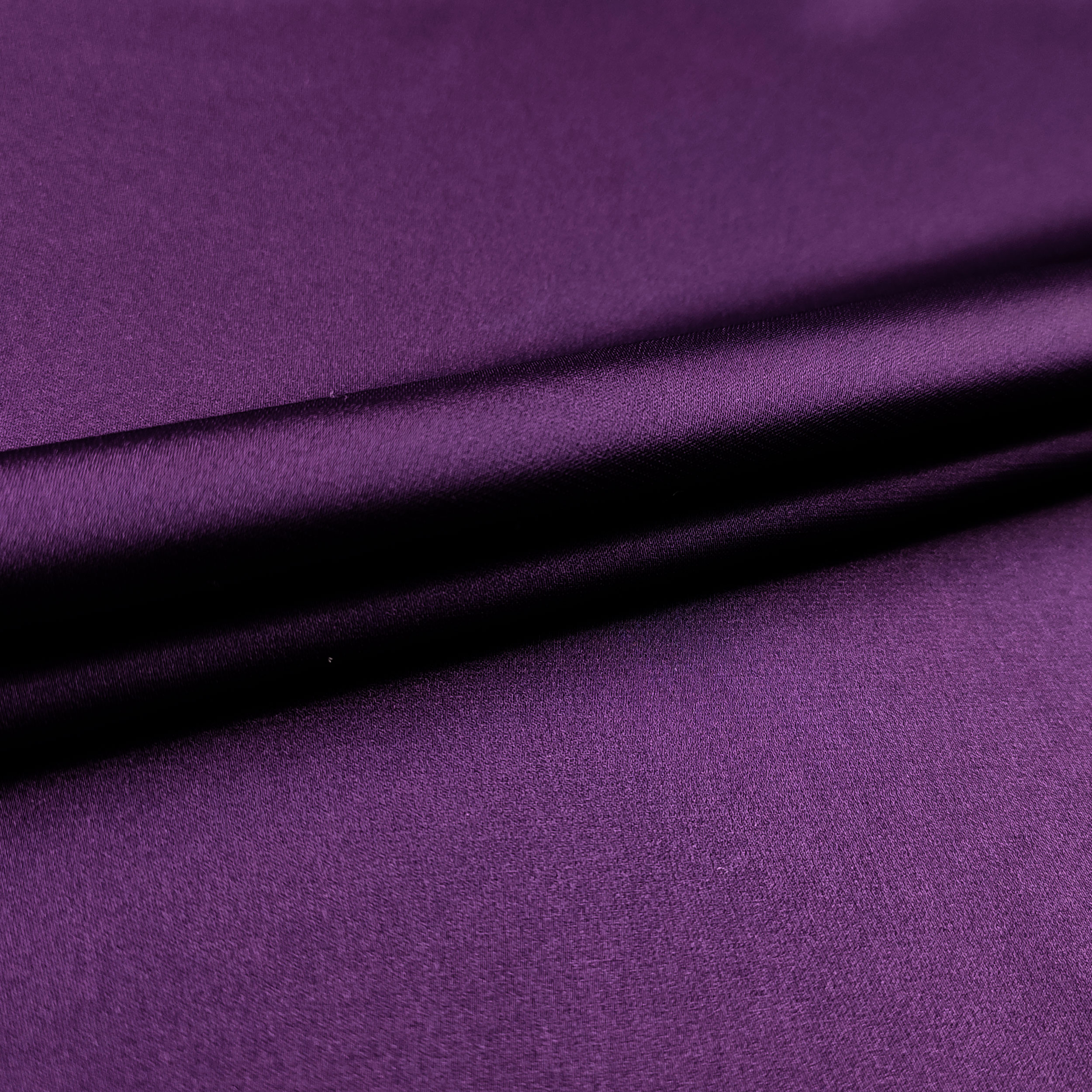 Tessuto Rasetto Elasticizzato Effetto Seta Verde Scuro | Panini