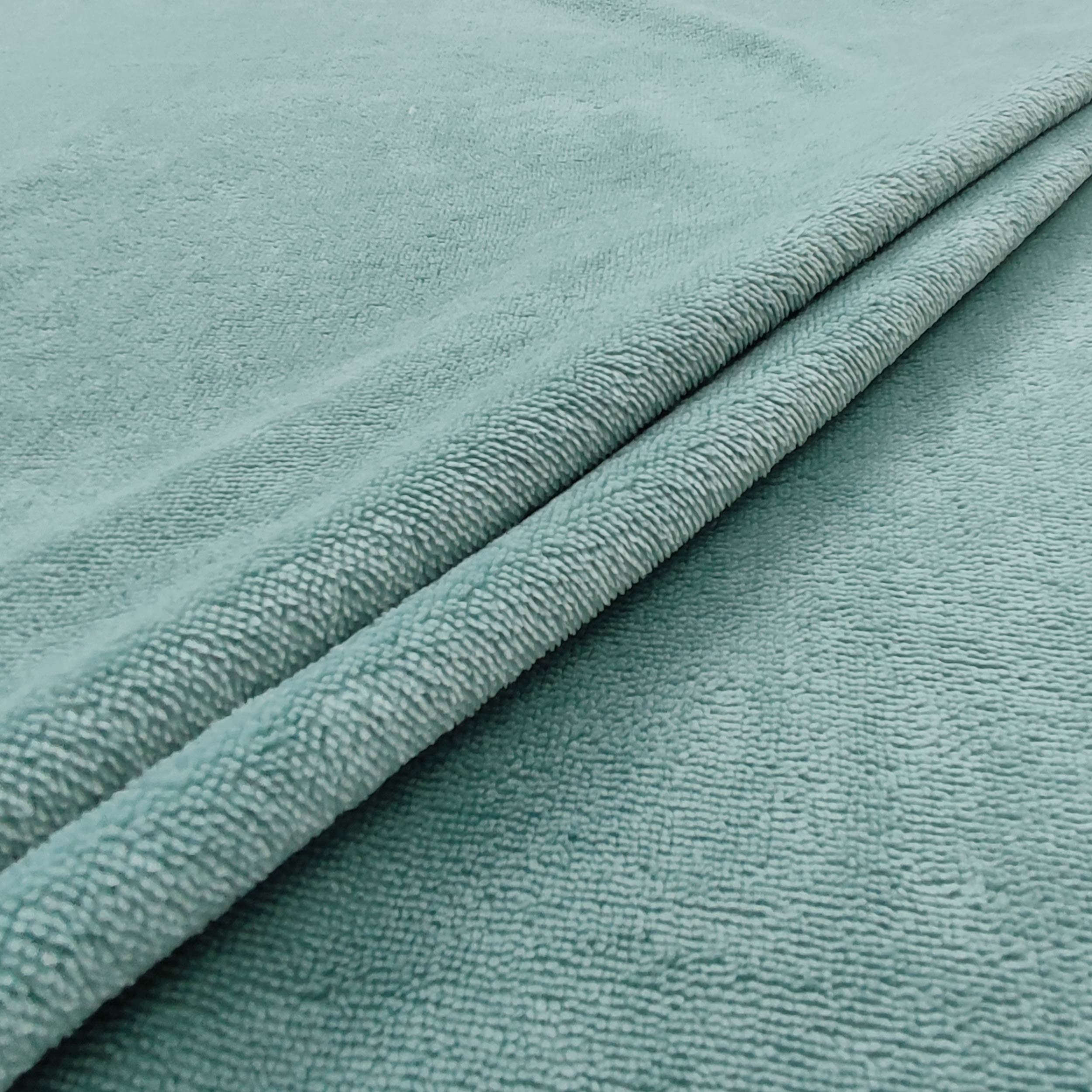 Tessuto Spugna Bamboo Avorio al Metro