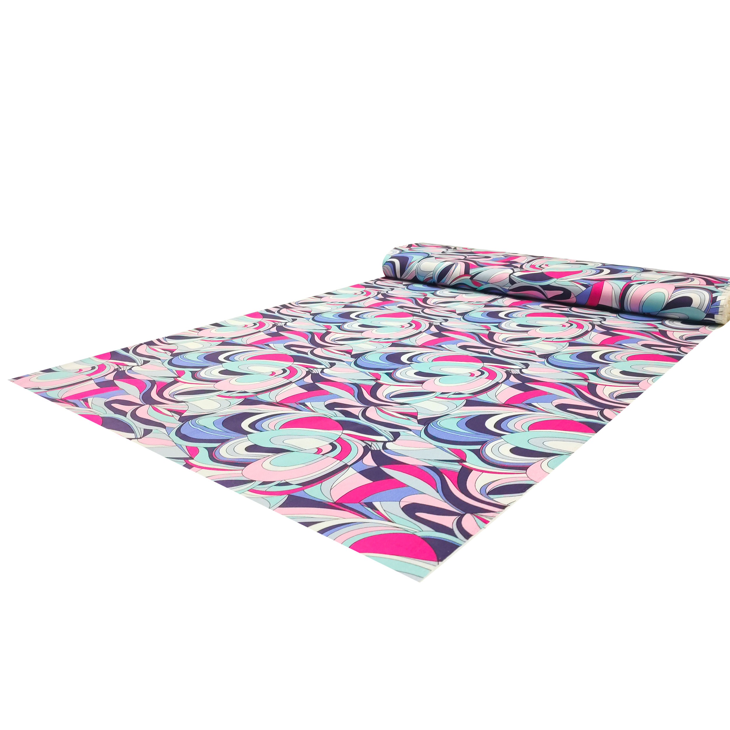 Viscosa Motivi Astratti Toni Toni Rosa | Panini