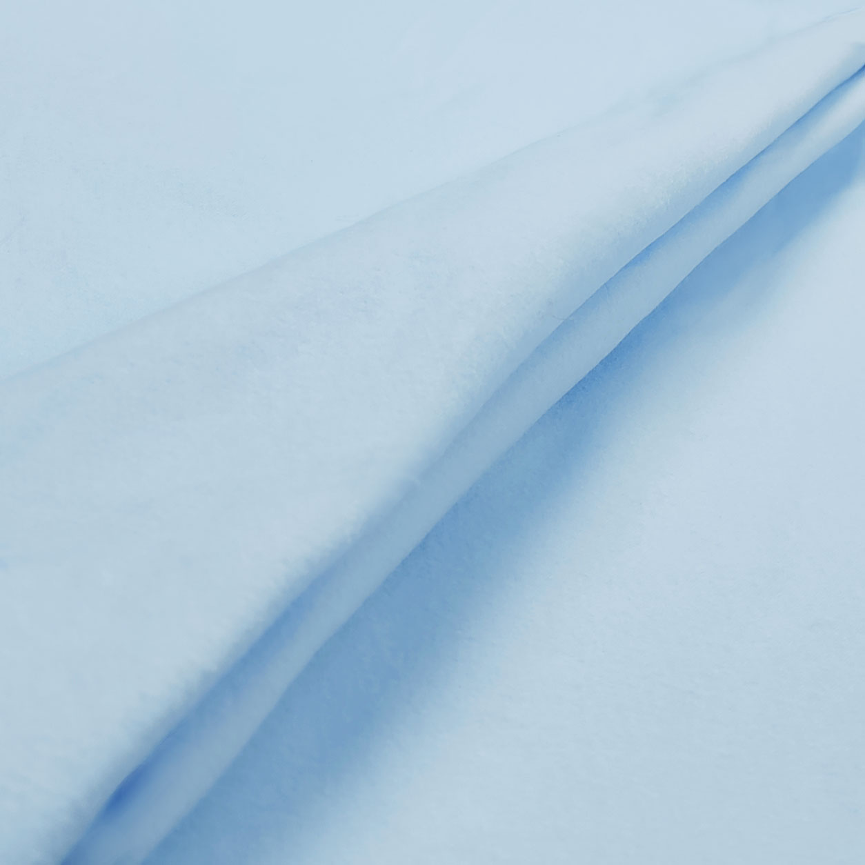 Flanella di Cotone Lenzuolo Azzurro Chiaro | Panini