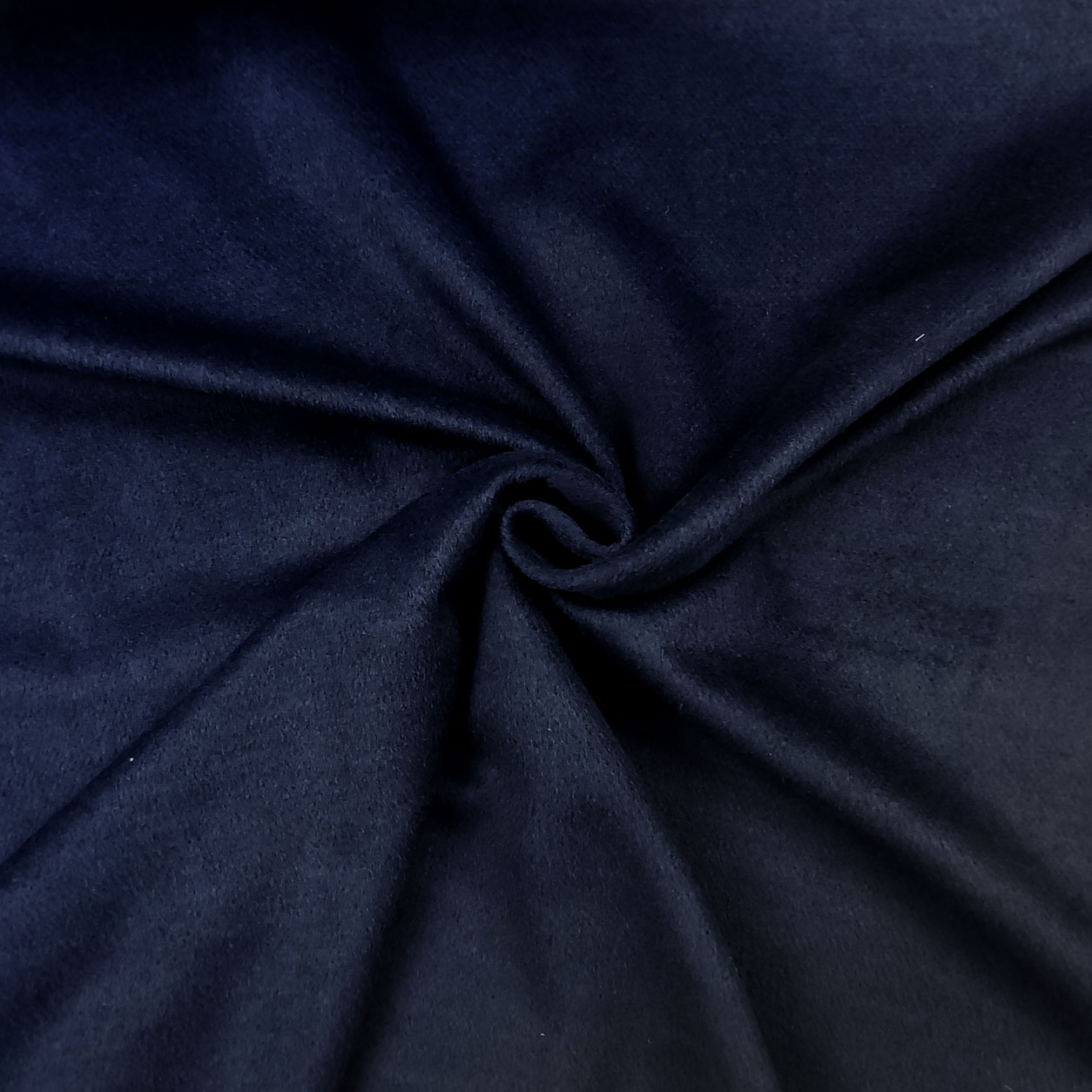 Tessuto per Cappotto Pettinato Spigato Blu | Panini Tessuti