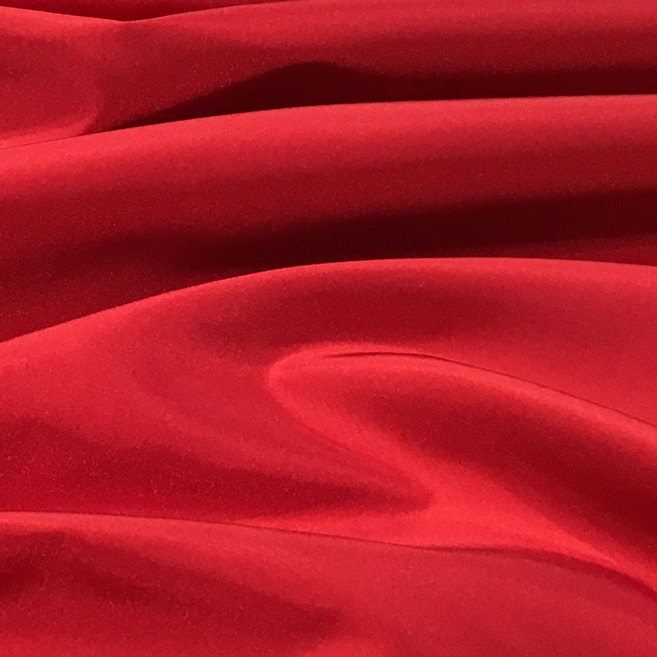 Ritaglio Taffetà Liscio Rosso 180x150 cm | Panini