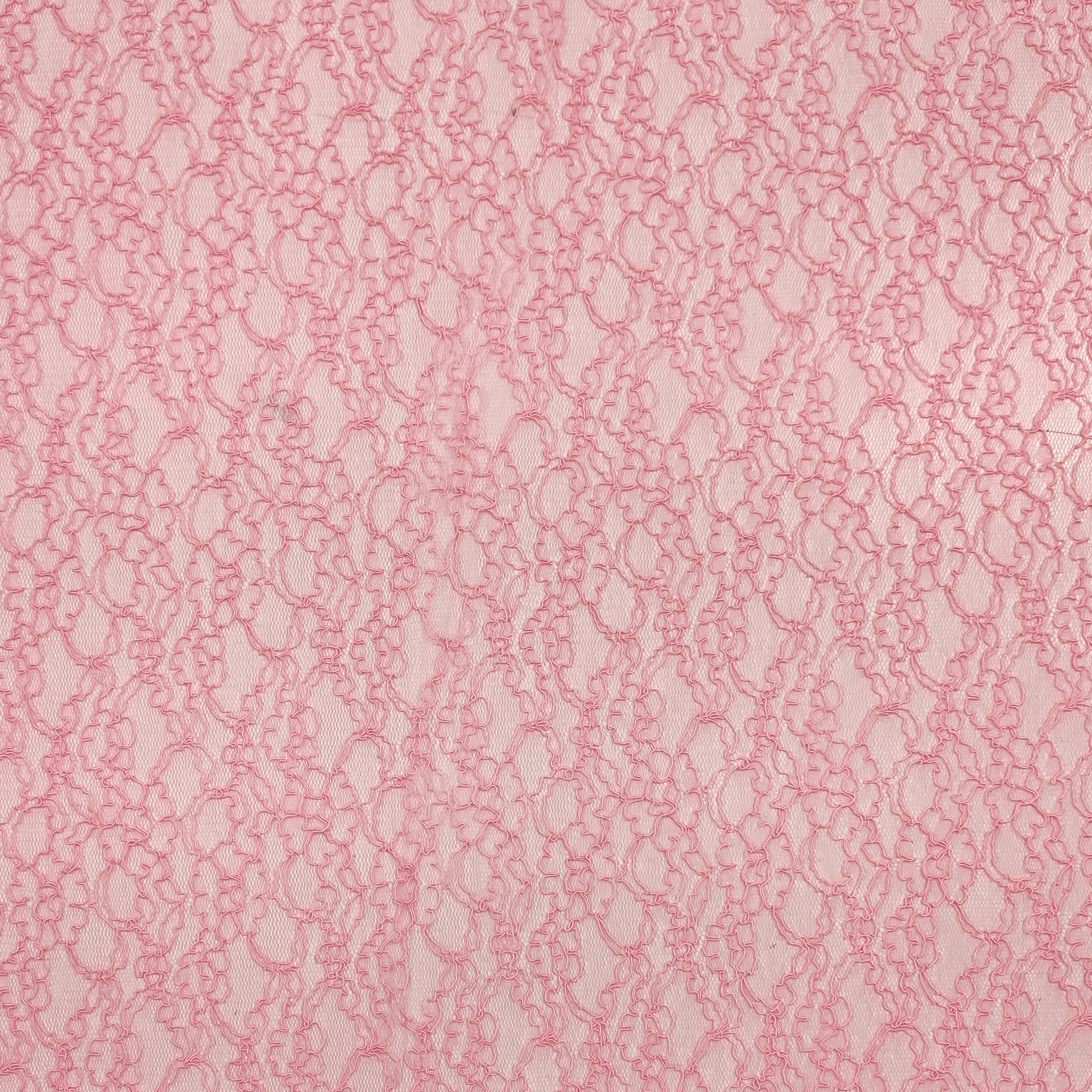 Pizzo Elasticizzato Rosa | Panini Tessuti
