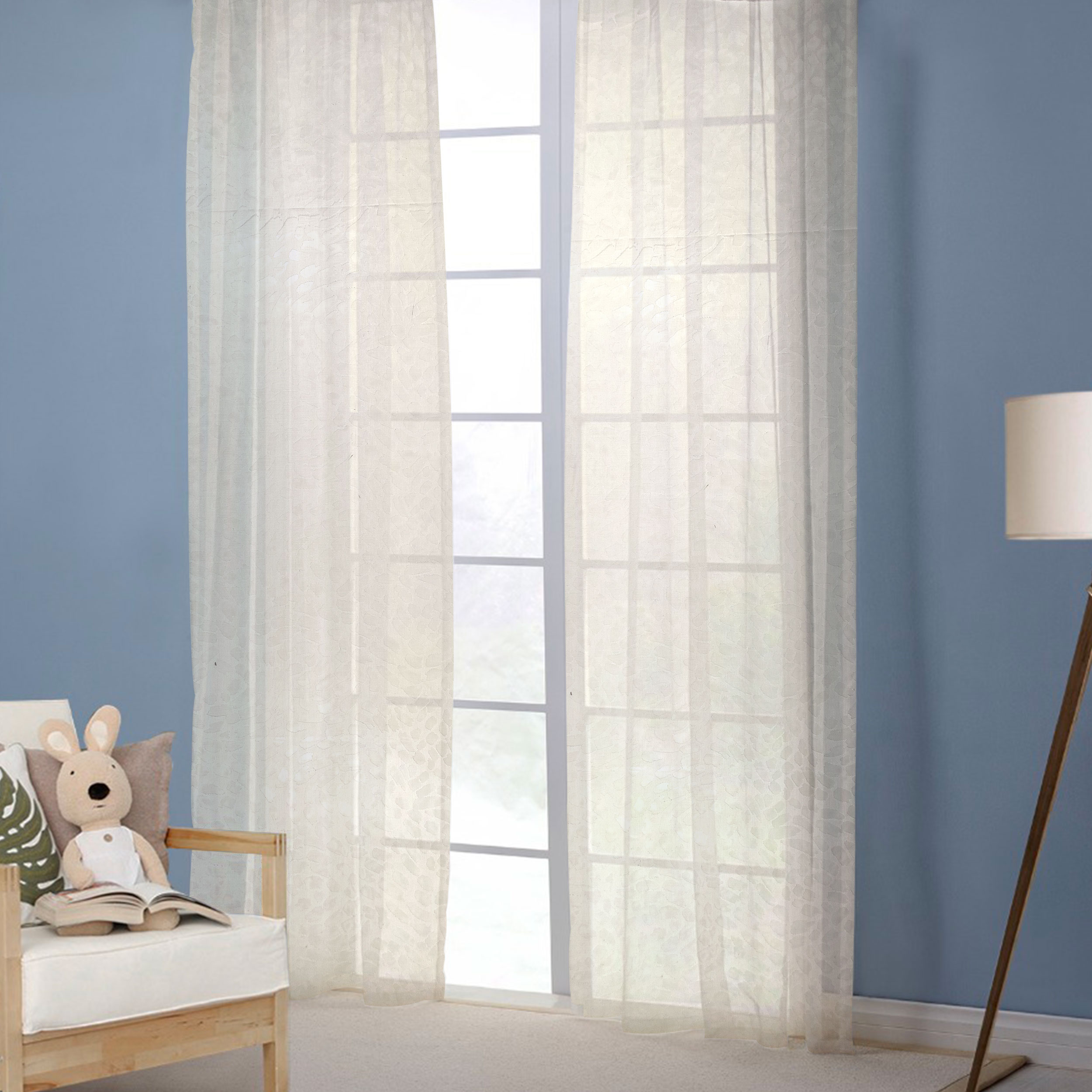 Tessuto Tenda Macchie Devorè Naturale | Panini