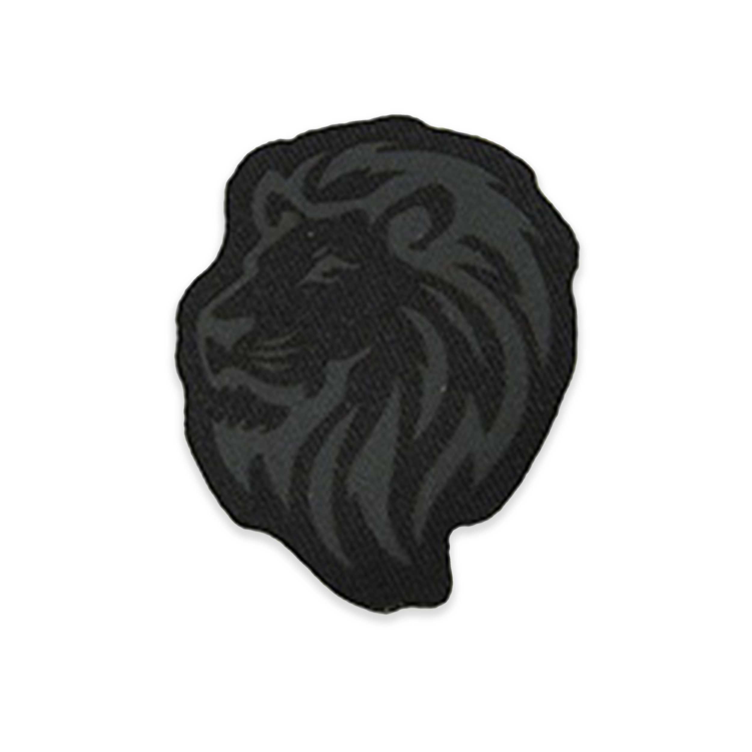 Applicazione Nera Lion Termoadesiva