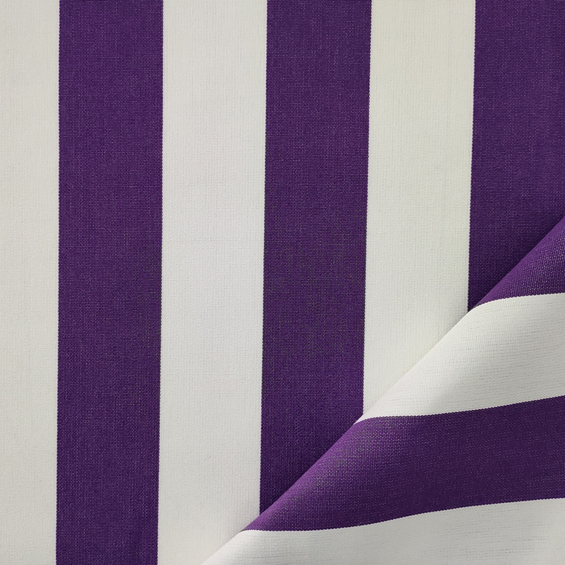 Tessuto da Esterno Righe Larghe H 160 cm Viola