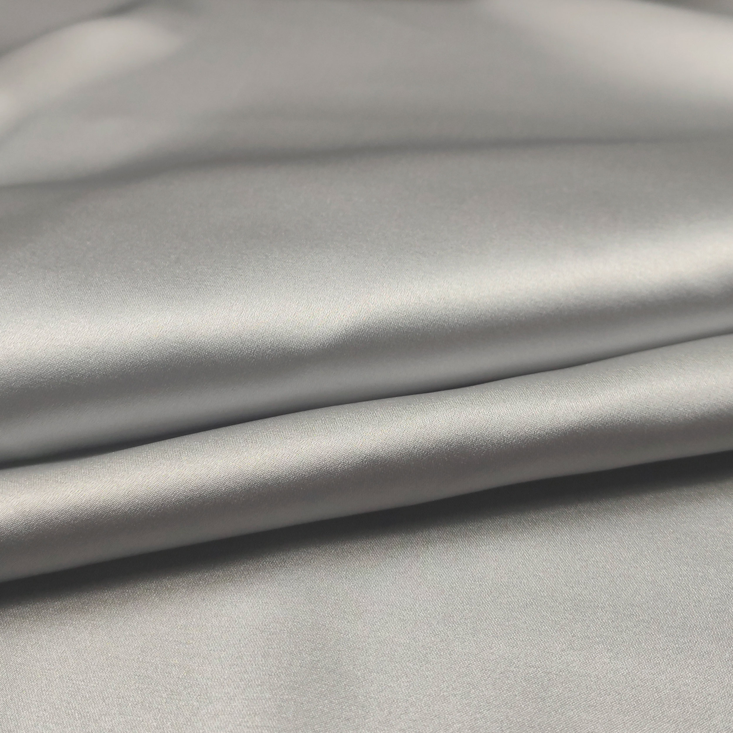 Raso Seta Elastico Blu Elettrico per Abbigliamento