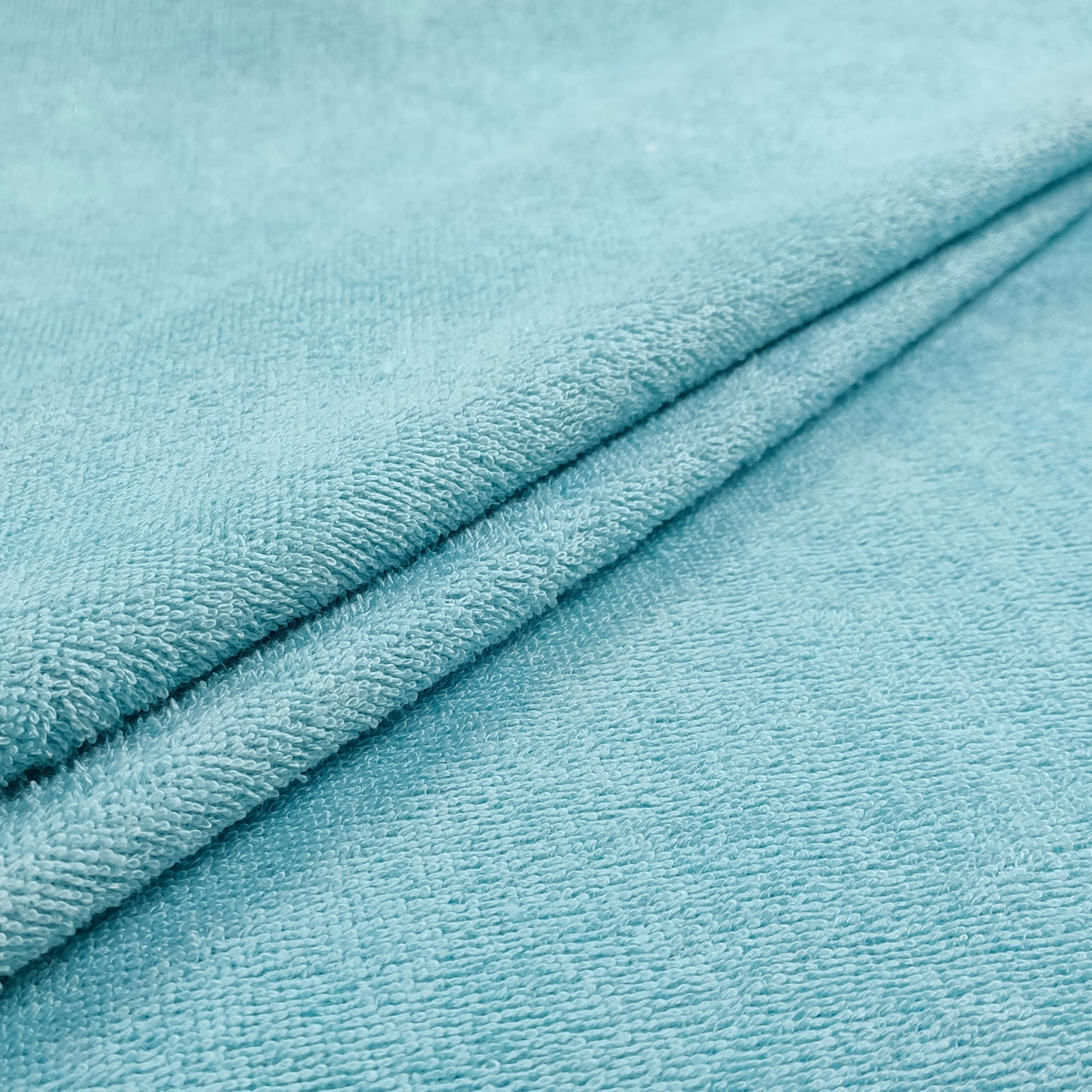 Tessuto Spugna Bamboo Verde Acqua