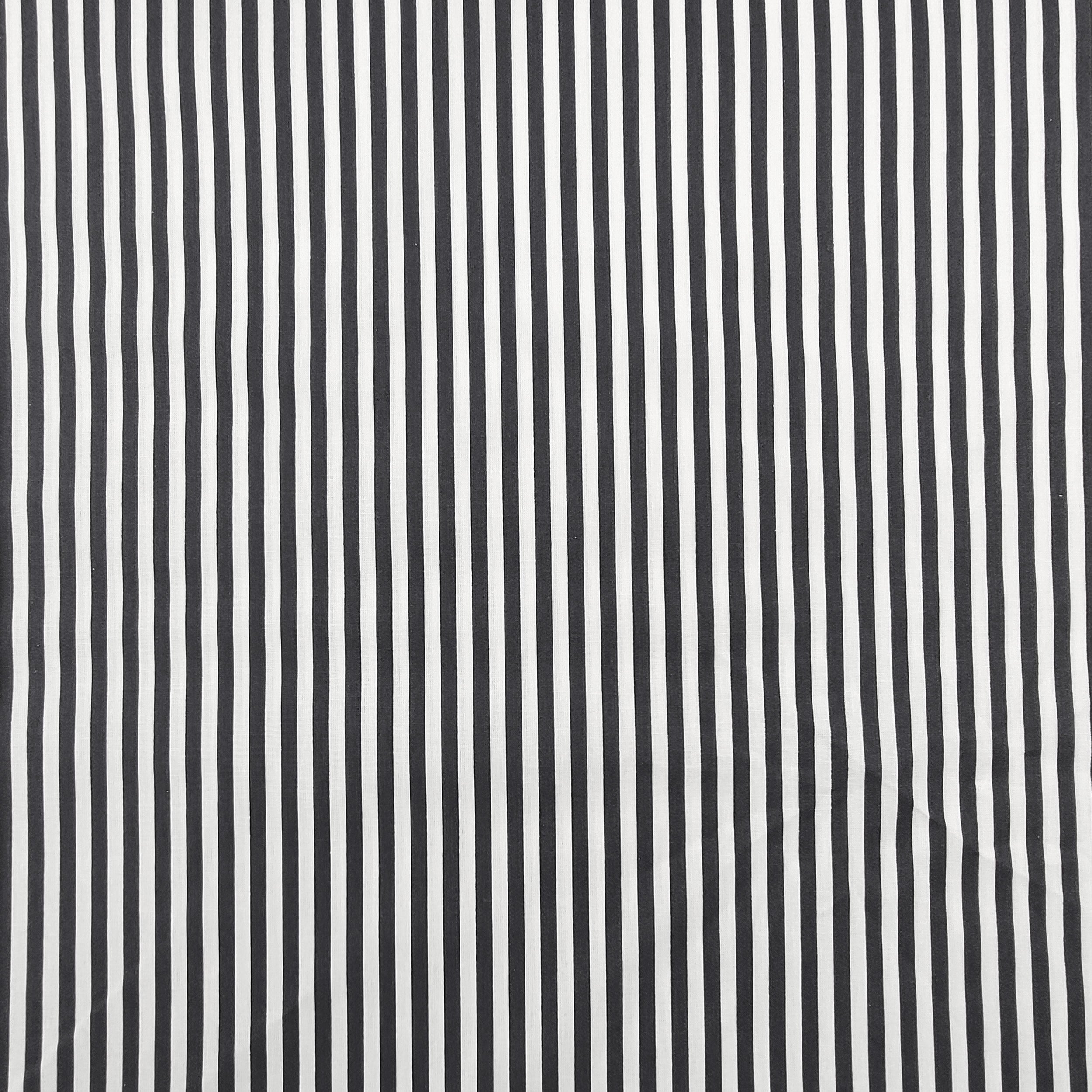 Cotone Righe Colorate in Nero | Panini Tessuti
